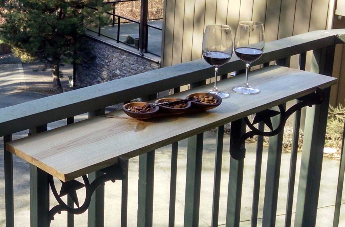 How to Turn Your Deck Railing into an Outdoor Bar – Cascade Manufacturing