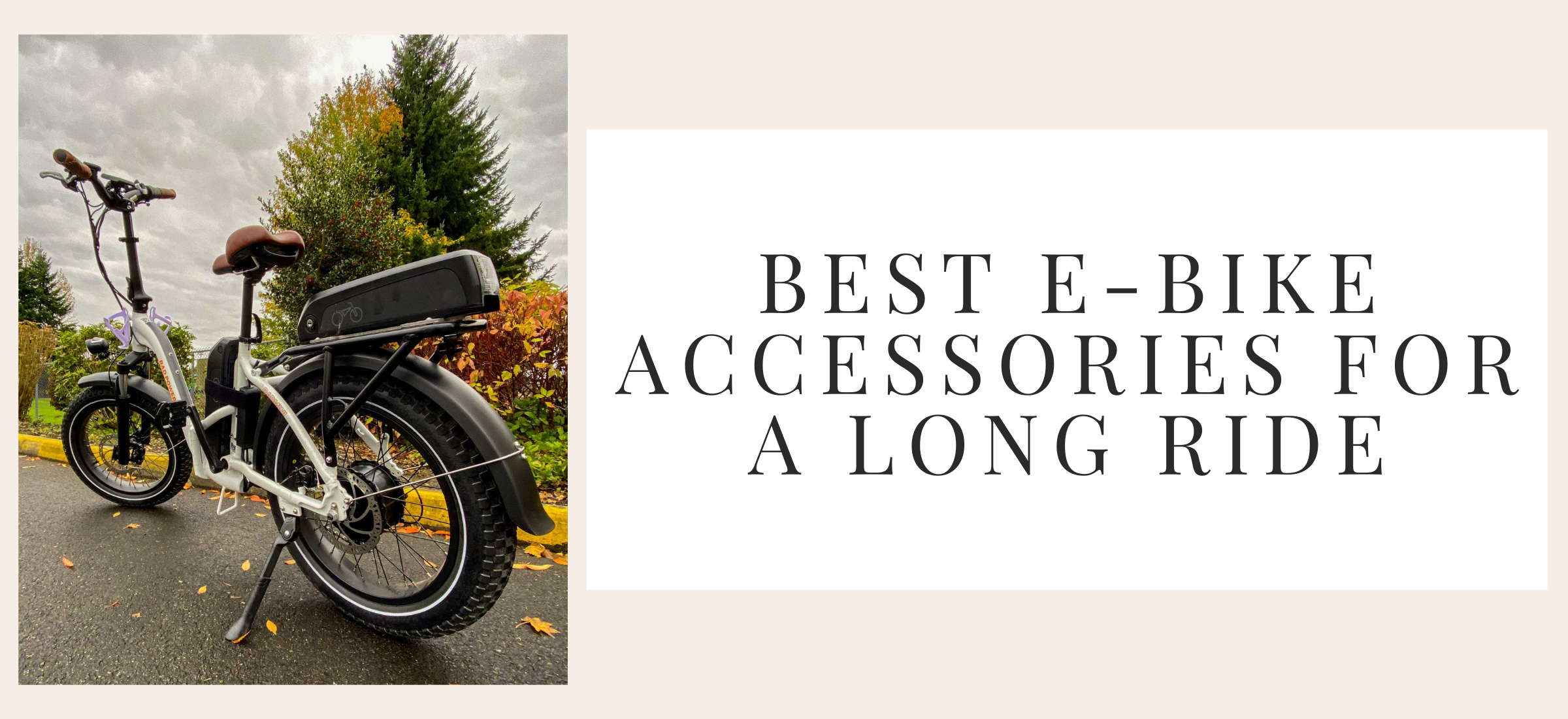 Best E-Bike Accessories For A Long Ride – Cascade Manufacturing