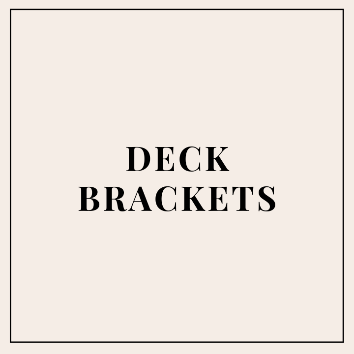 Deck Brackets – Cascade Manufacturing