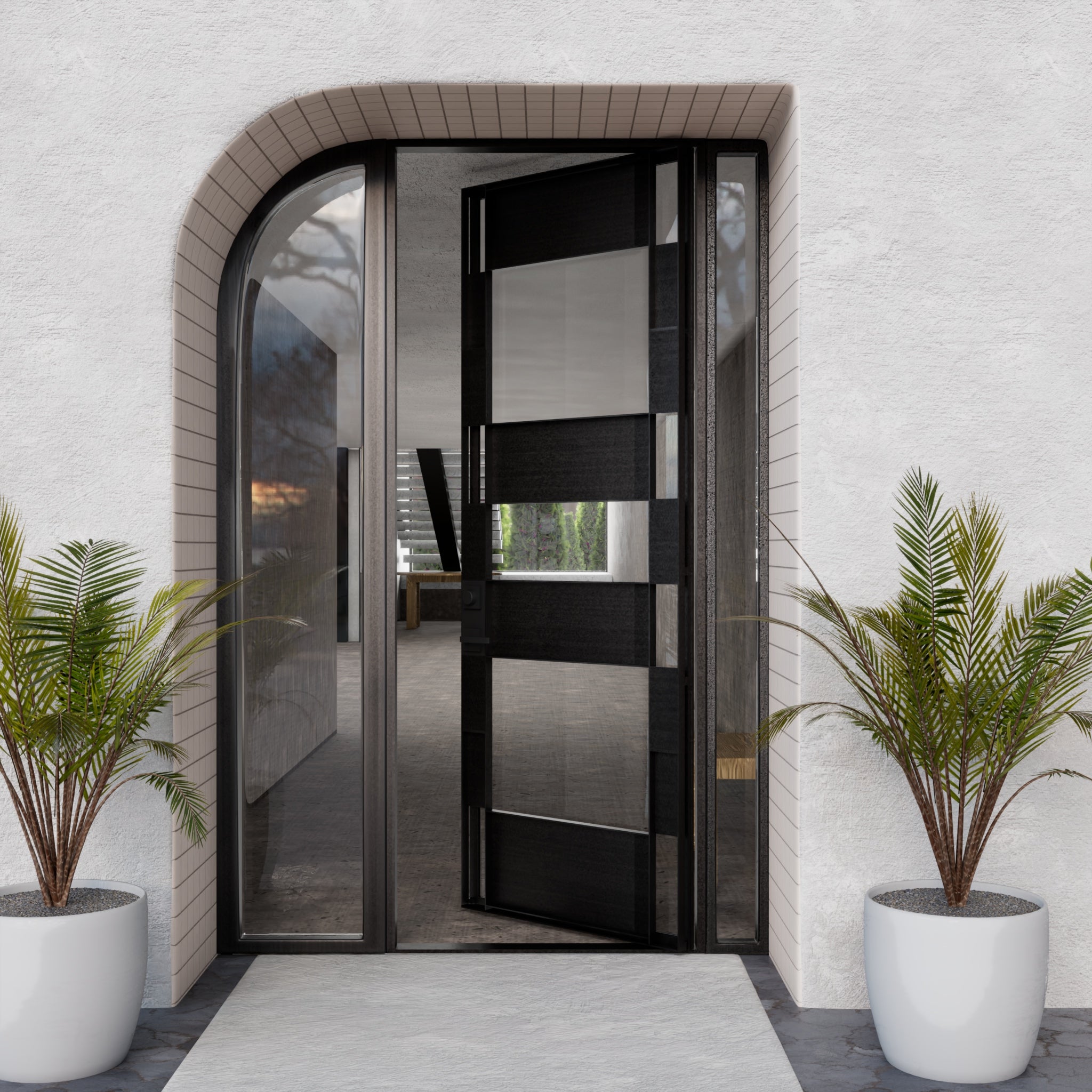 Stainless Steel Pivot Door – Cascade Manufacturing