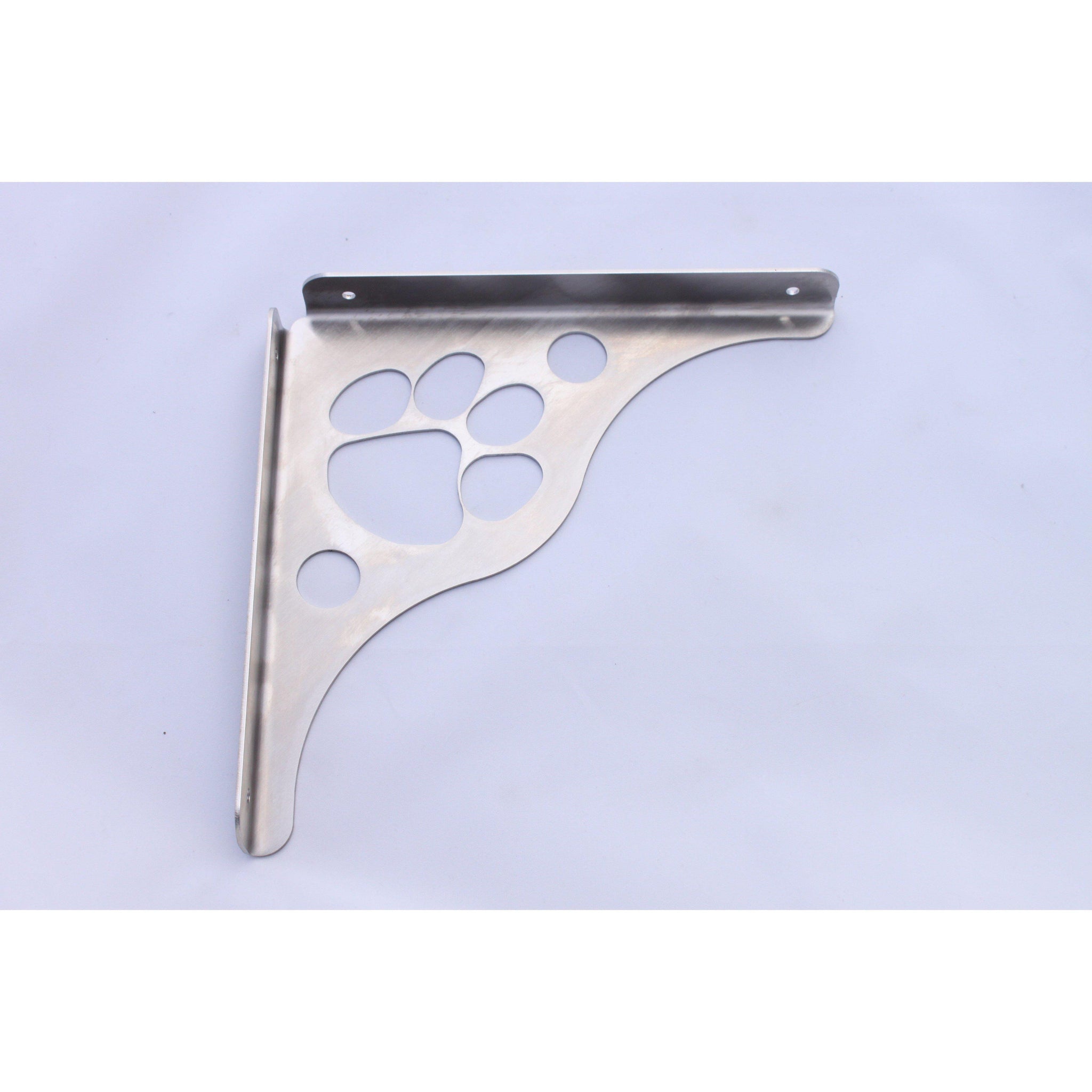 Dog Paw Stainless Steel Shelf Bracket with extra holes -Helping Animal ...