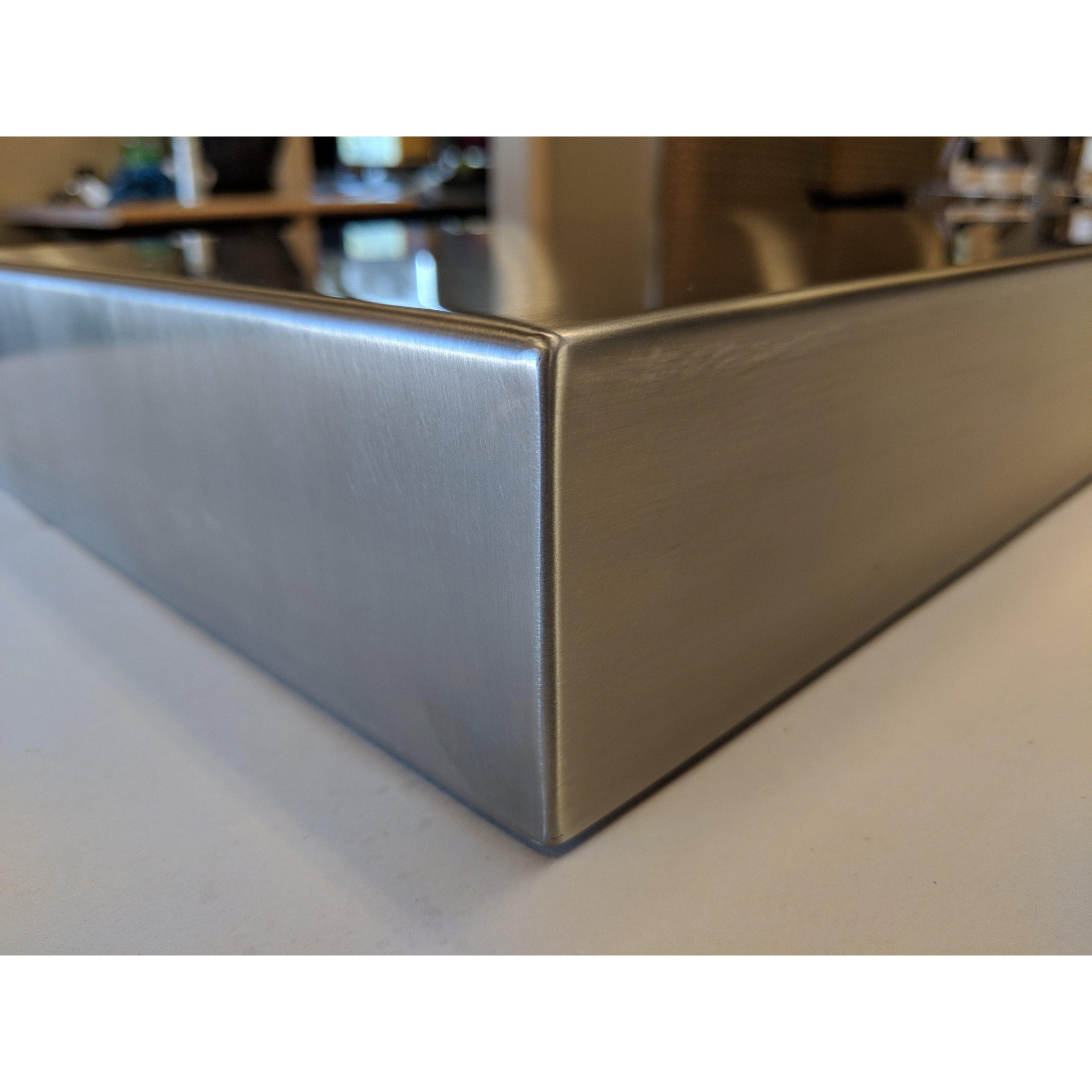 Stainless Steel Floating Shelf 8" Deep for Kitchen, Bathroom and Home ...