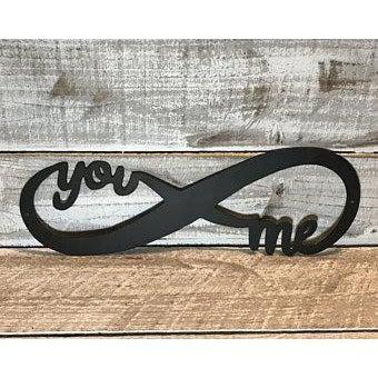 You Me Infinity Love Sign Metal Wall Art – Cascade Manufacturing